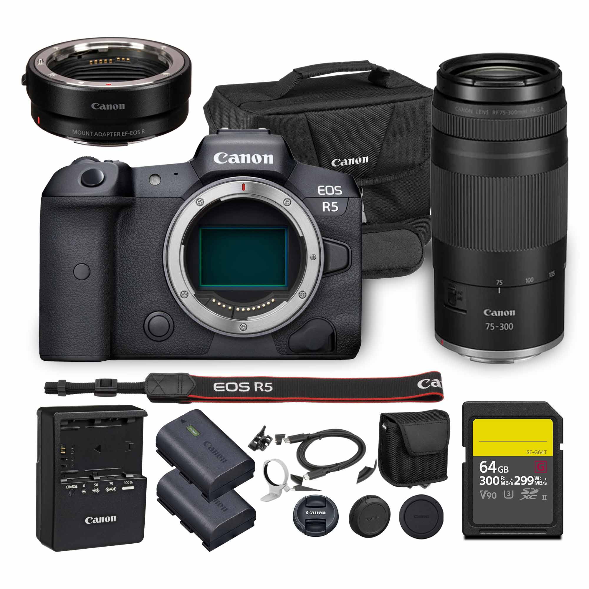 Canon EOS R5 Mirrorless Camera | 45MP Full Frame Sensor 8K Video | In ...