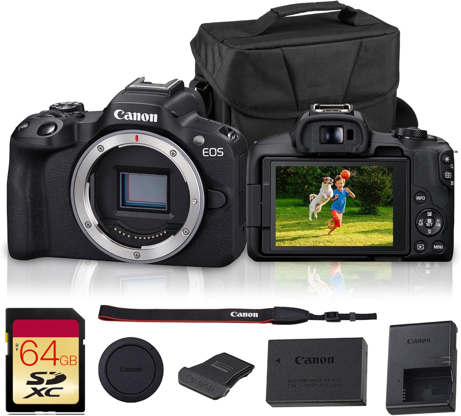 Canon EOS R50 Mirrorless Camera | 24.2MP APS-C, 4K 30p Video, Dual ...