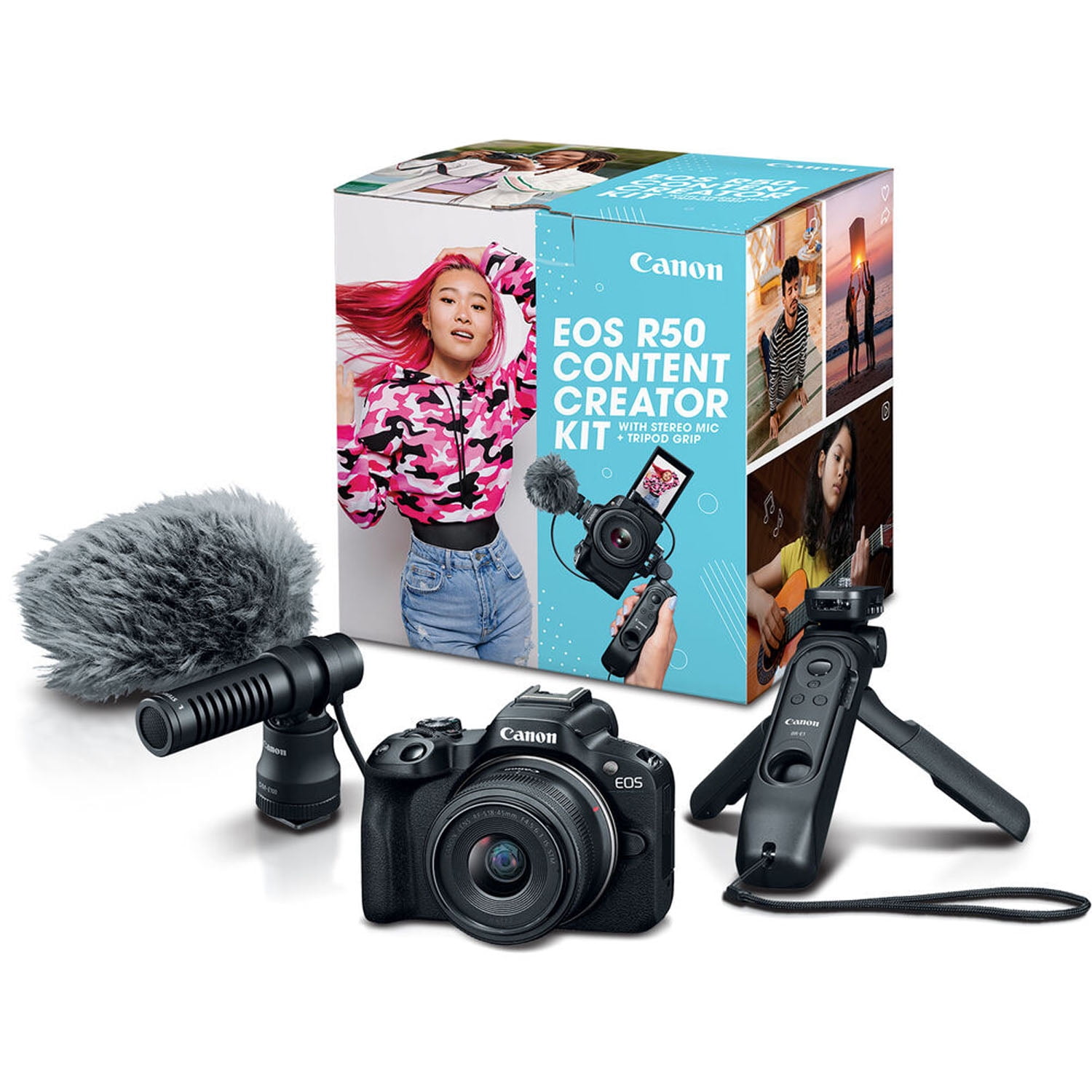 Canon EOS R50 Mirrorless Camera Creator kit - Walmart.com