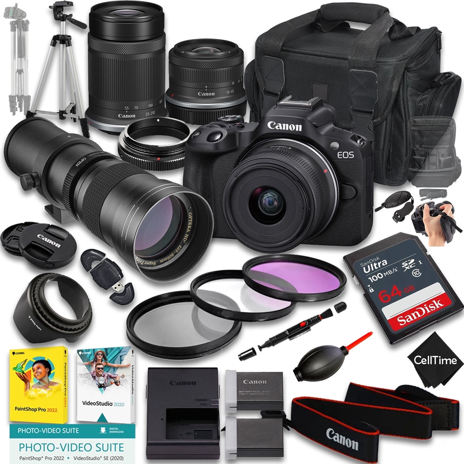 Canon EOS R50 Bundle - Photography gear for ecommerce - Walmart ...
