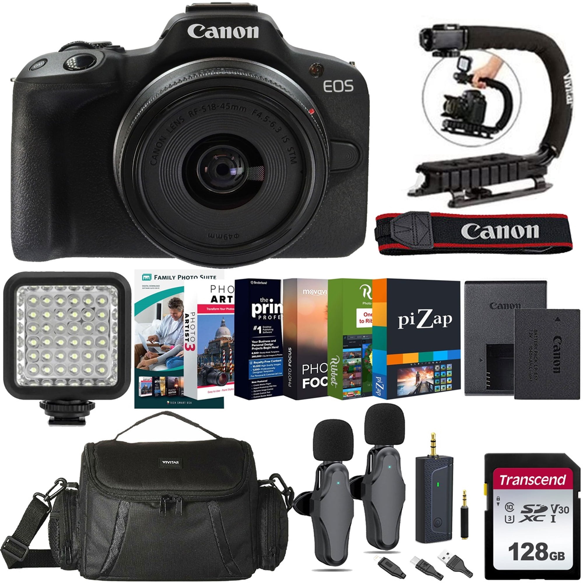 Canon EOS R50 Mirrorless Camera with 18-45mm Lens All Inclusive ...