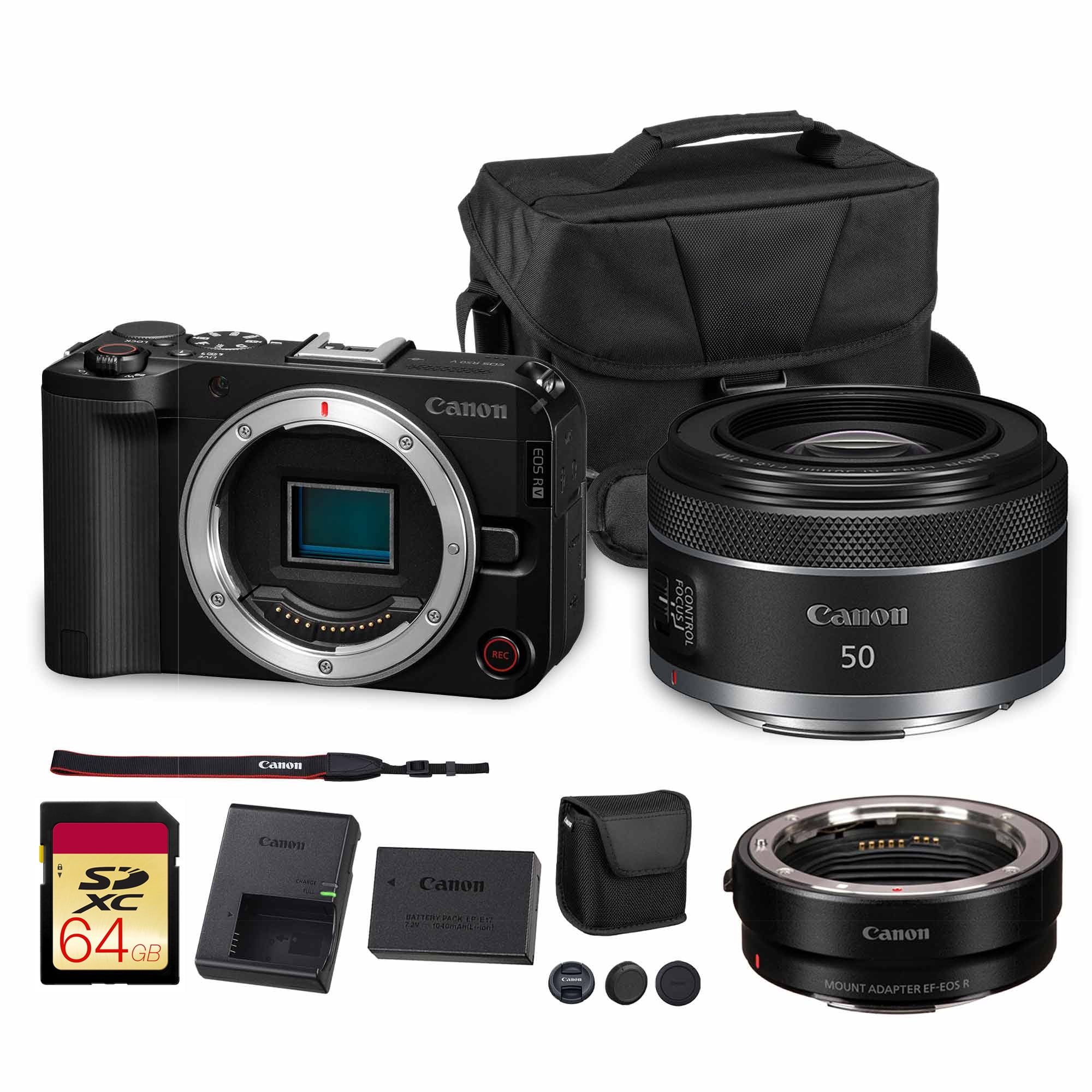 Canon EOS R50 V Mirrorless Camera | 24.2MP APS-C Sensor 4K Oversampled ...