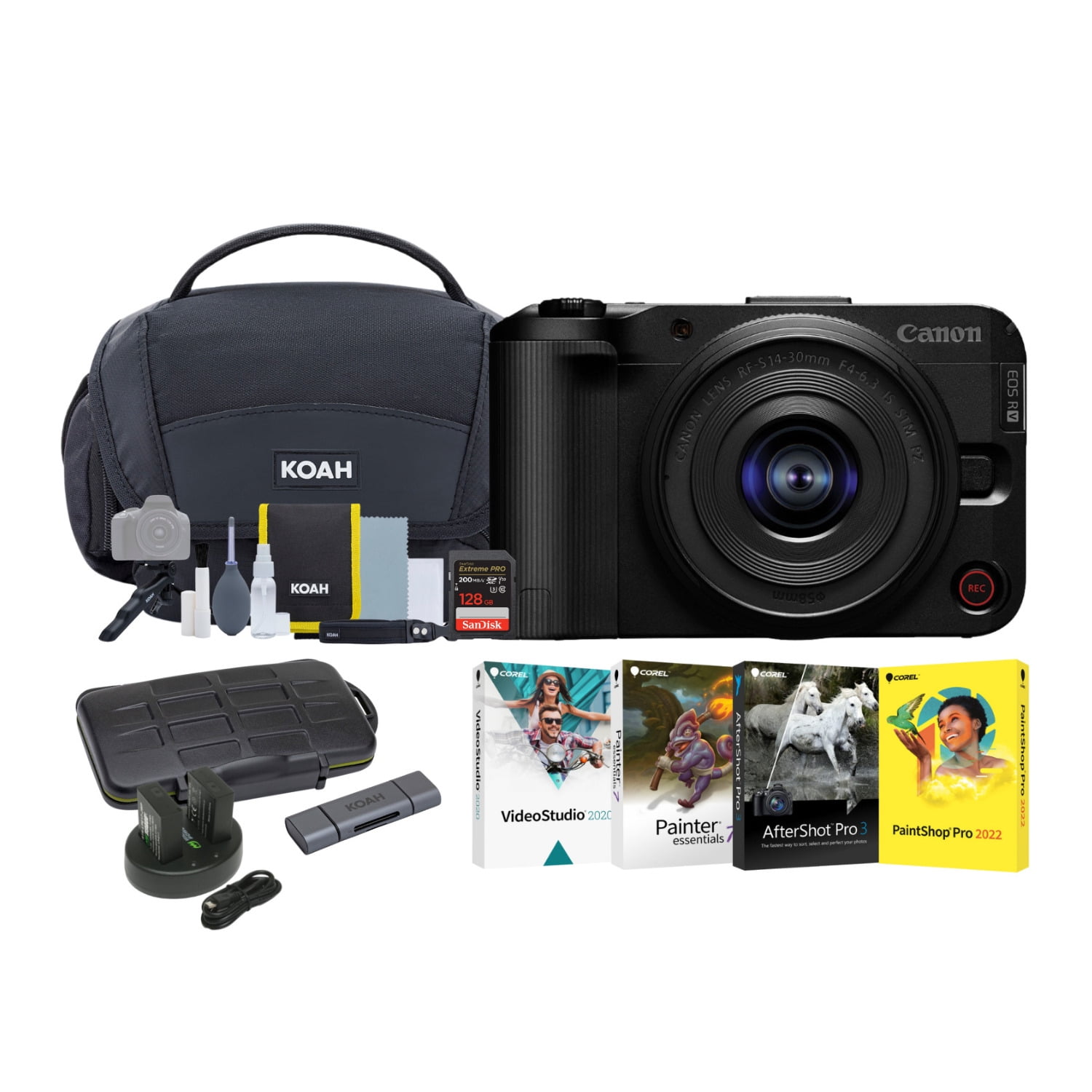 Canon EOS R50 V Mirrorless Camera and 14-30mm f/4-6.3 Lens Bundle with ...