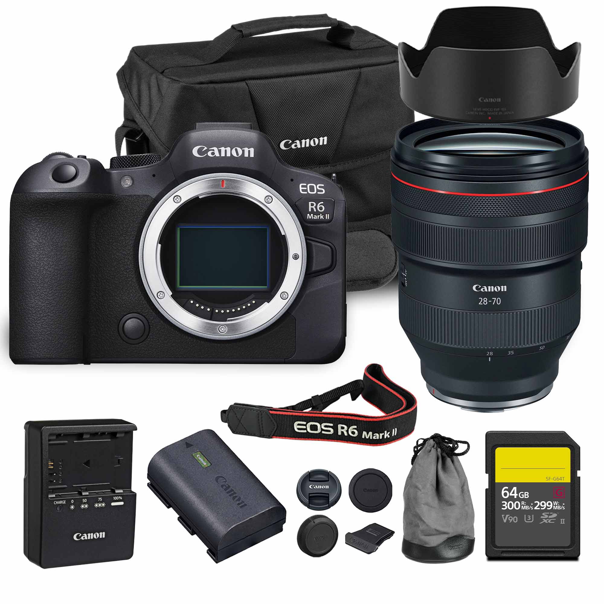 Canon EOS R6 Mark II Mirrorless Camera | 24.2MP Full Frame Sensor 4K ...