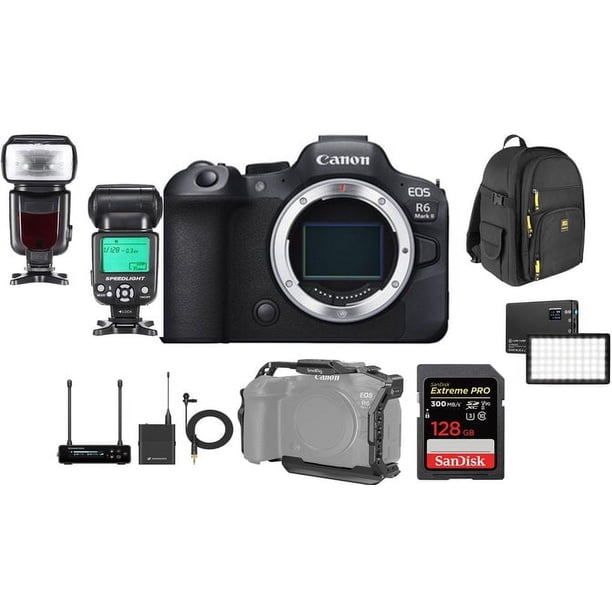 Canon EOS R6 Mark II Mirrorless Camera and Audio Recording Kit ...