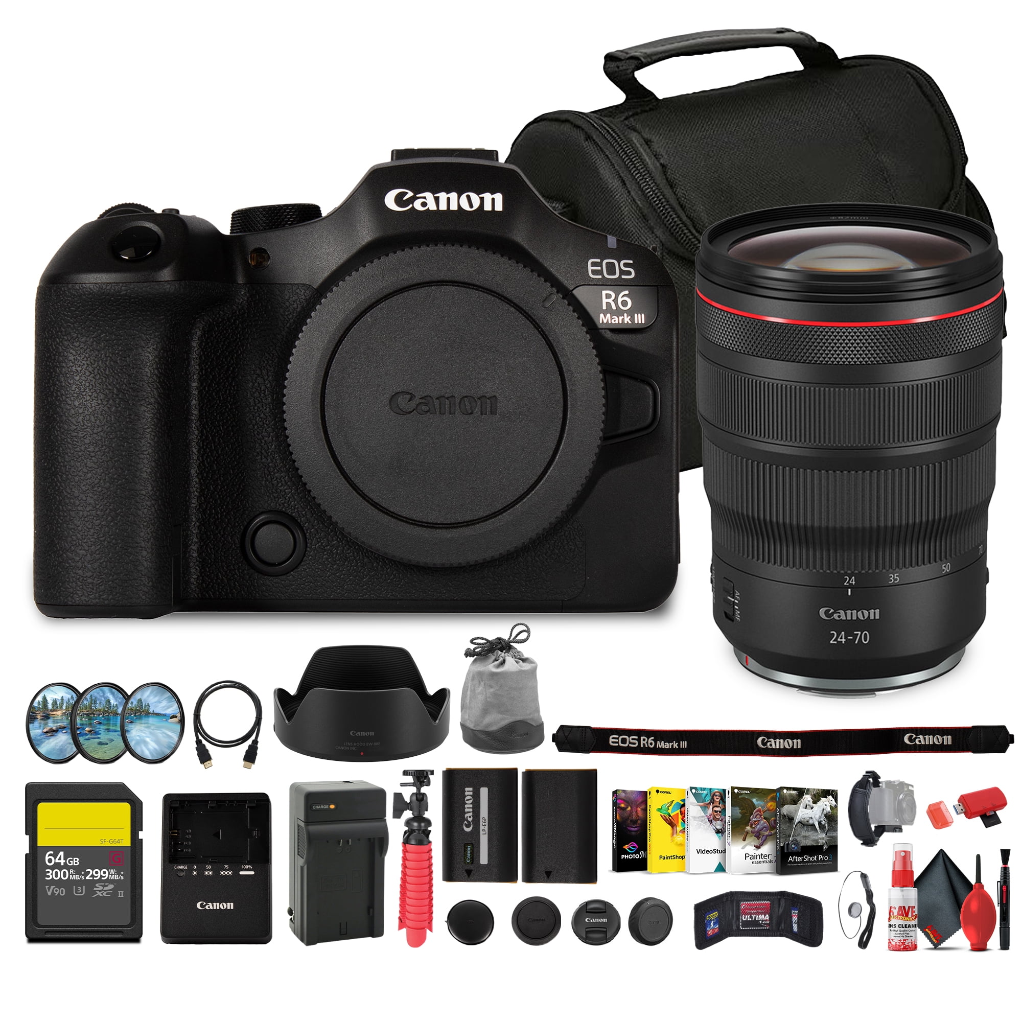 Canon EOS R6 Mark III RF Mount | 32.5MP Full Frame Sensor, 7K RAW Image ...