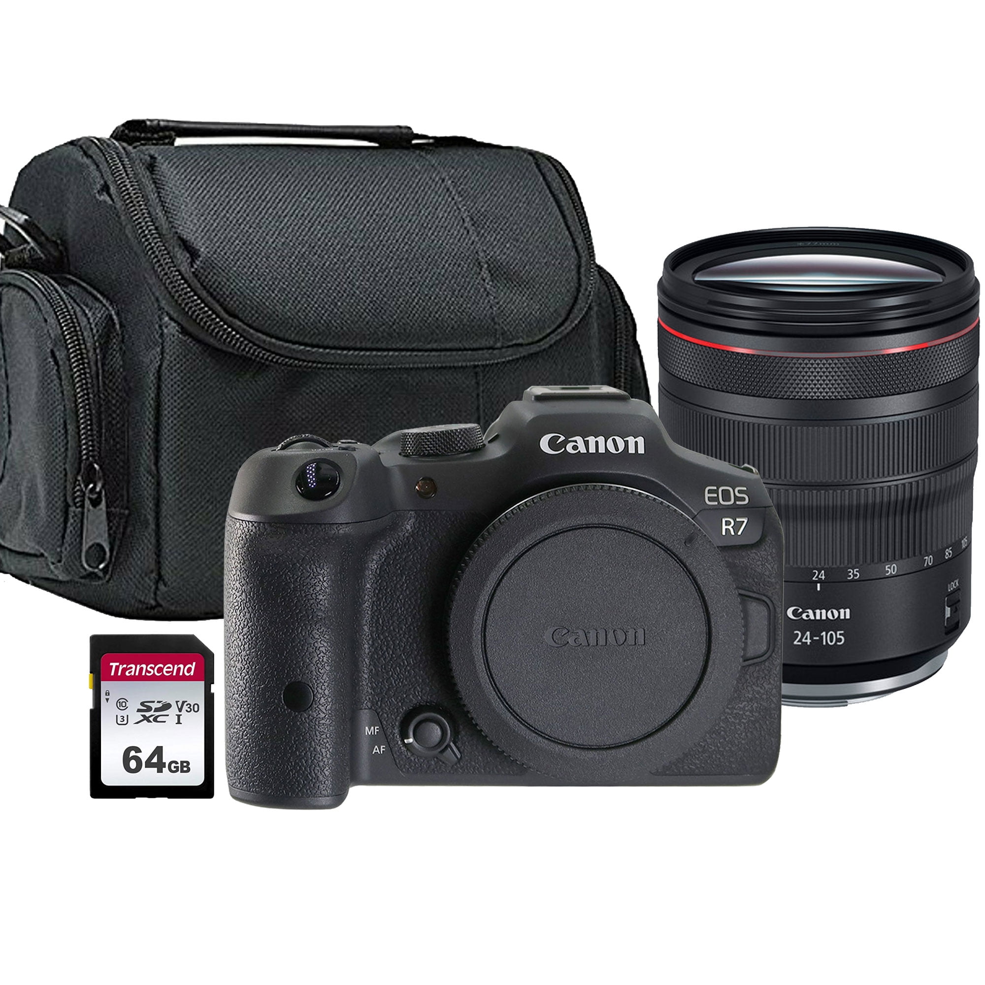 Canon EOS R7 Mirrorless Camera with Canon RF 24-105mm f/4L IS USM Lens ...