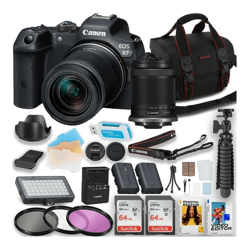 Canon EOS R7 Mirrorless Camera with Canon RF-S 18-150mm IS STM Lens ...