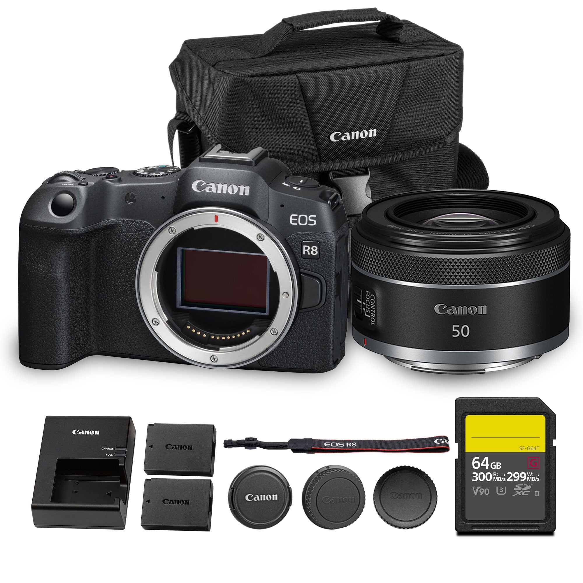 Canon EOS R8 Mirrorless Camera | 24.2MP Full Frame Sensor 4K 60p Video ...