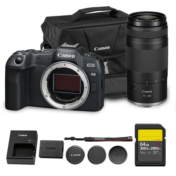 Canon EOS R8 Mirrorless Camera | 24.2MP Full Frame Sensor 4K 60p Video ...