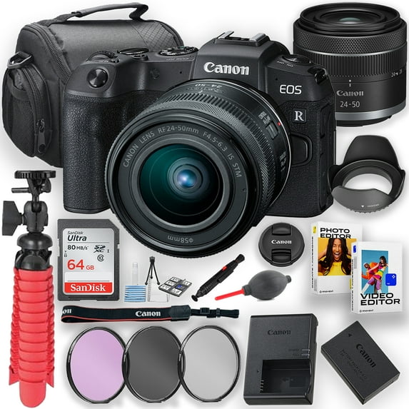 Canon EOS RP Mirrorless Camera with RF 24-50mm f/4.5-6.3 IS STM Lens ...