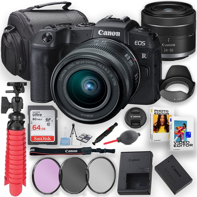 Canon EOS RP Mirrorless Camera with RF 24-50mm f/4.5-6.3 IS STM Lens ...