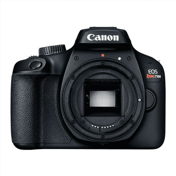 Canon EOS Rebel T100 / 4000D DSLR Camera Body, 18MP Sensor, Full HD, Wi ...