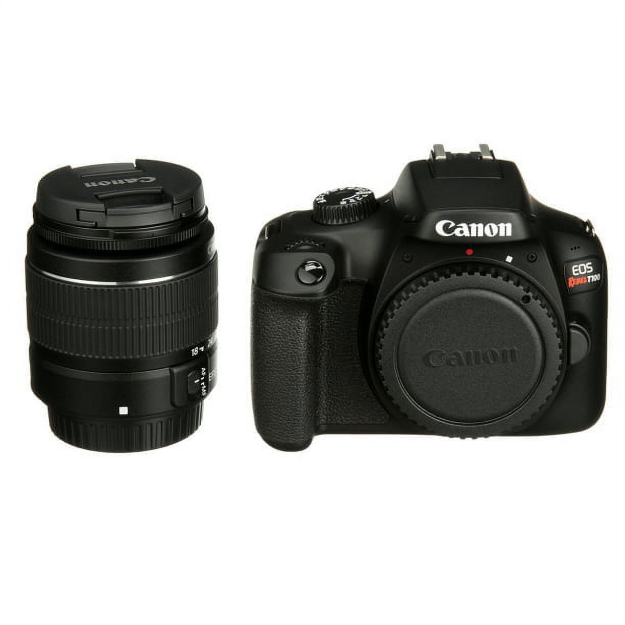 Canon EOS Rebel T100 DSLR Camera w/ 18-55mm f/3.5-5.6 DC III Lens Kit ...