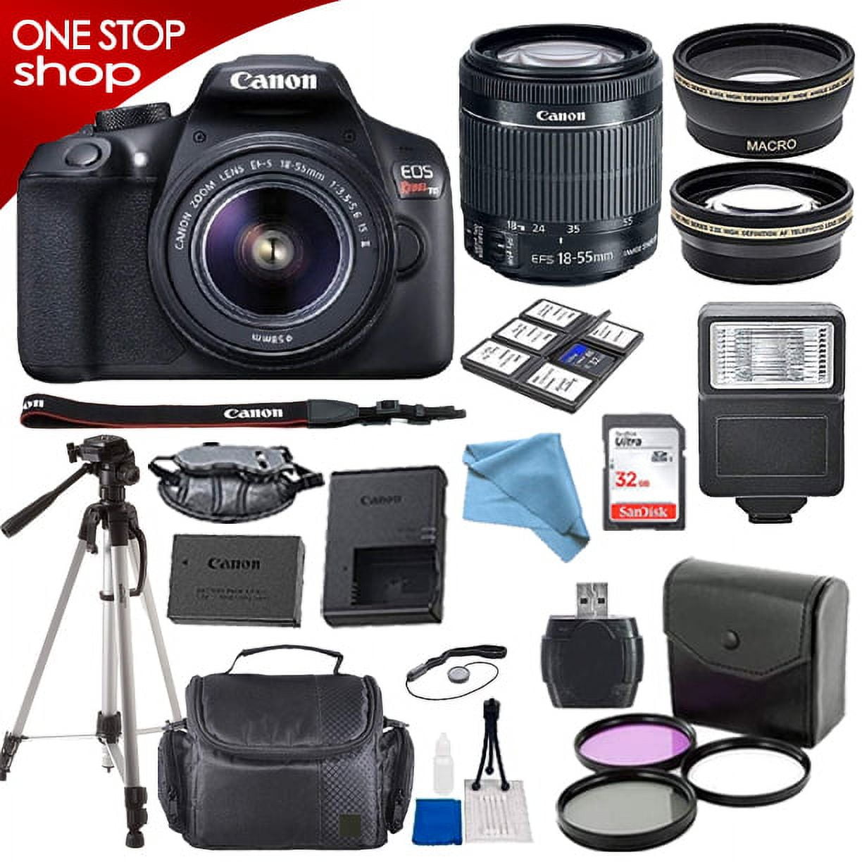 Canon EOS Rebel T6 Kit with EF-S 18-55mm f/3.5-5.6 is II Lens ...