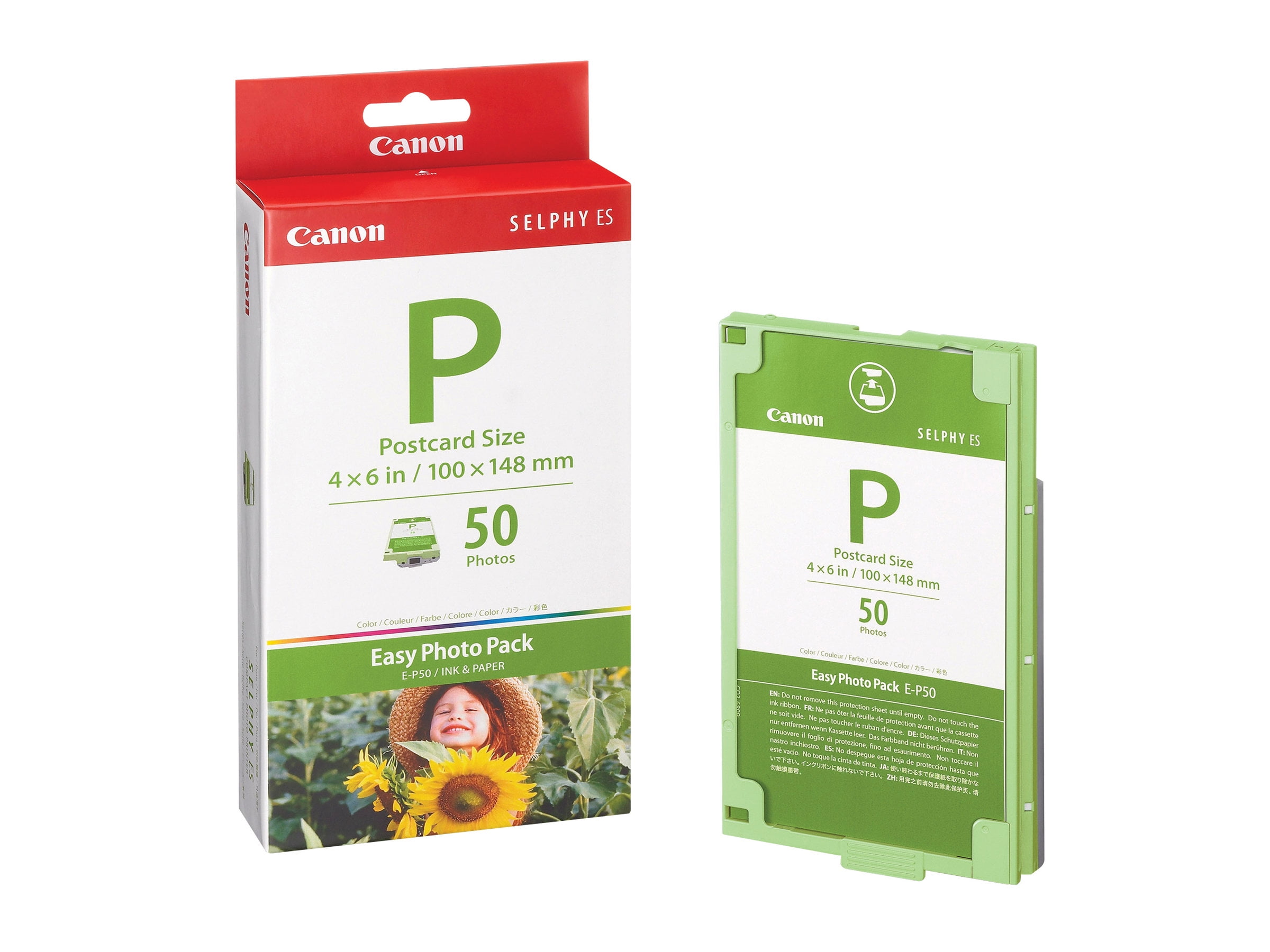 Canon Easy Photo Pack E-P50 - Print ribbon cassette and paper kit - for ...