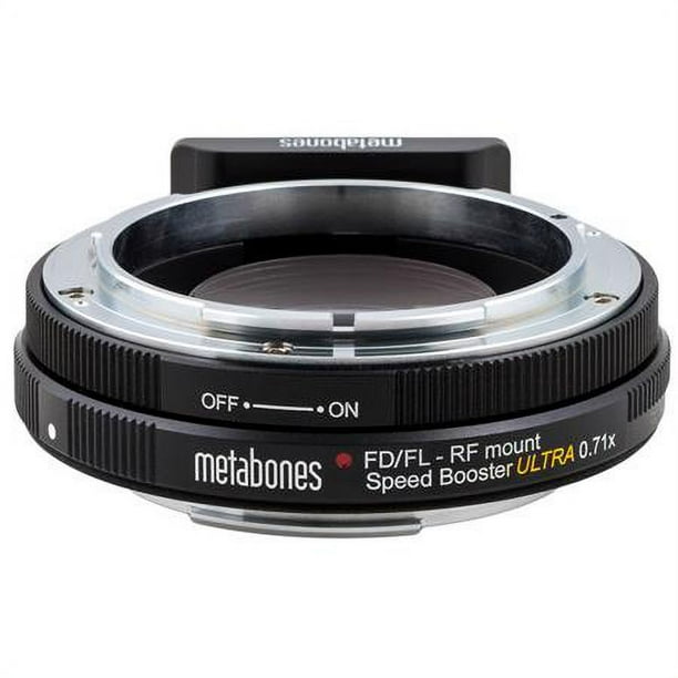 Canon FD/FL Lens to RF Mount Speed Booster Ultra 0.71x Adapter, Black ...