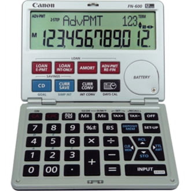 Canon FN-600 Financial Calculator - Walmart.com
