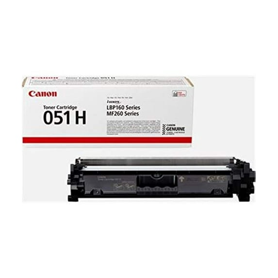 Canon Genuine 051H Black High Yield Toner Cartridge (2169C001),Yield up ...