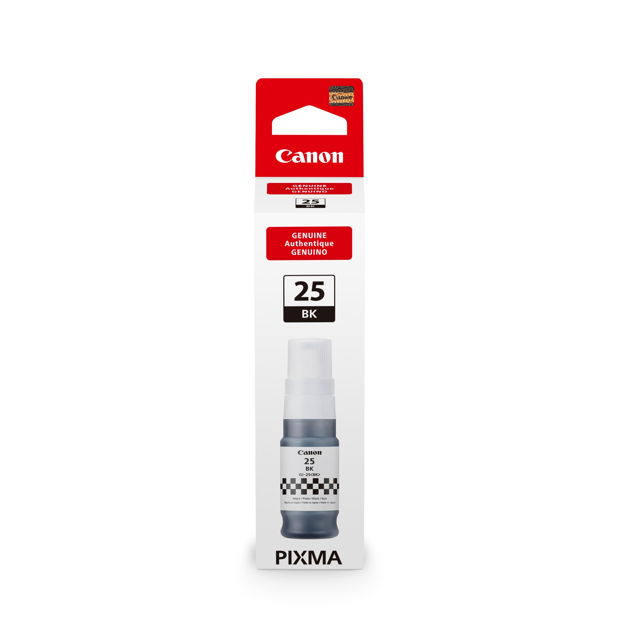 Canon Genuine Ink Bottle GI-25, Black - Walmart.com
