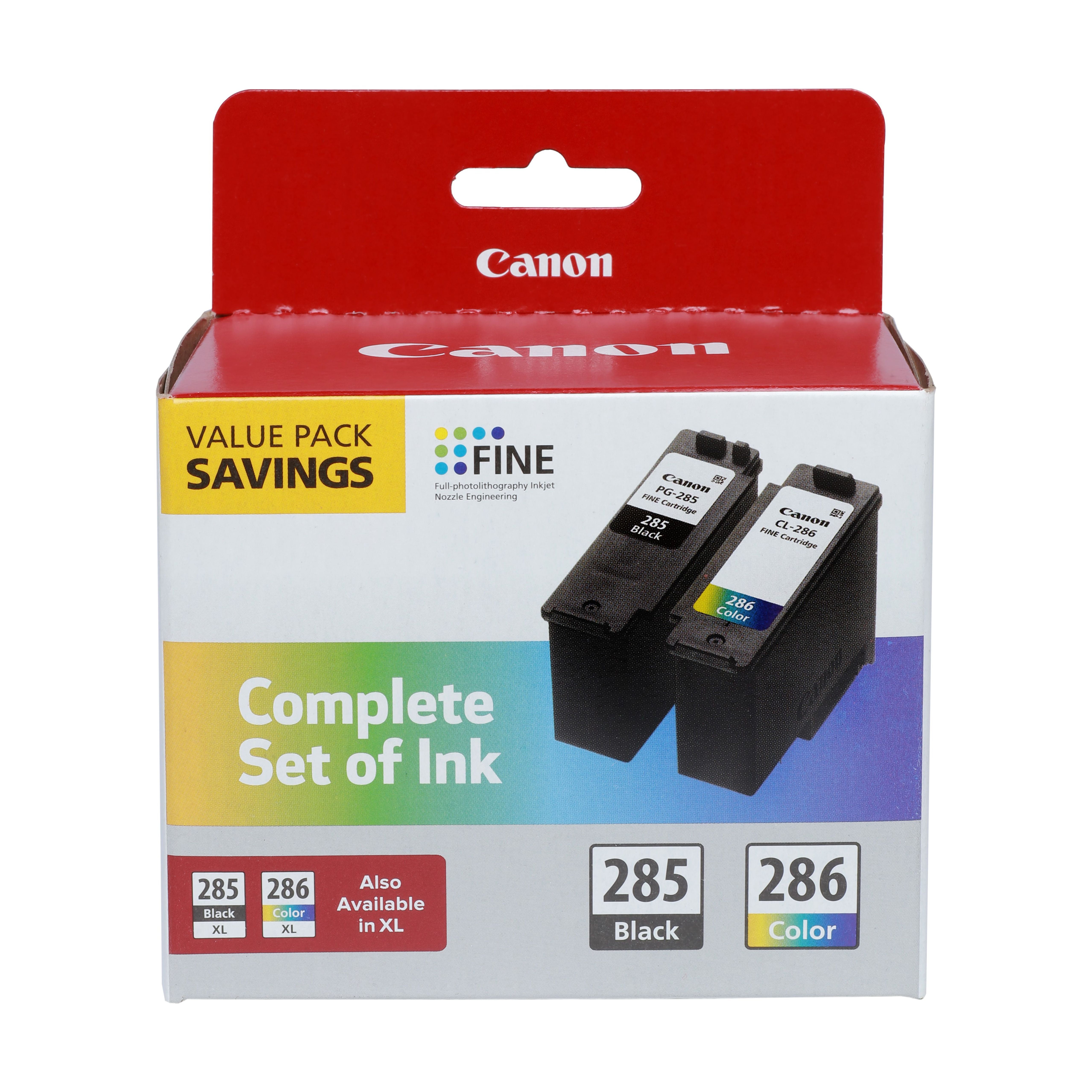 Canon Genuine Ink PG-285 Black / CL-286 Color Cartridge Pack, Standard (2 Cartridges) - Walmart.com