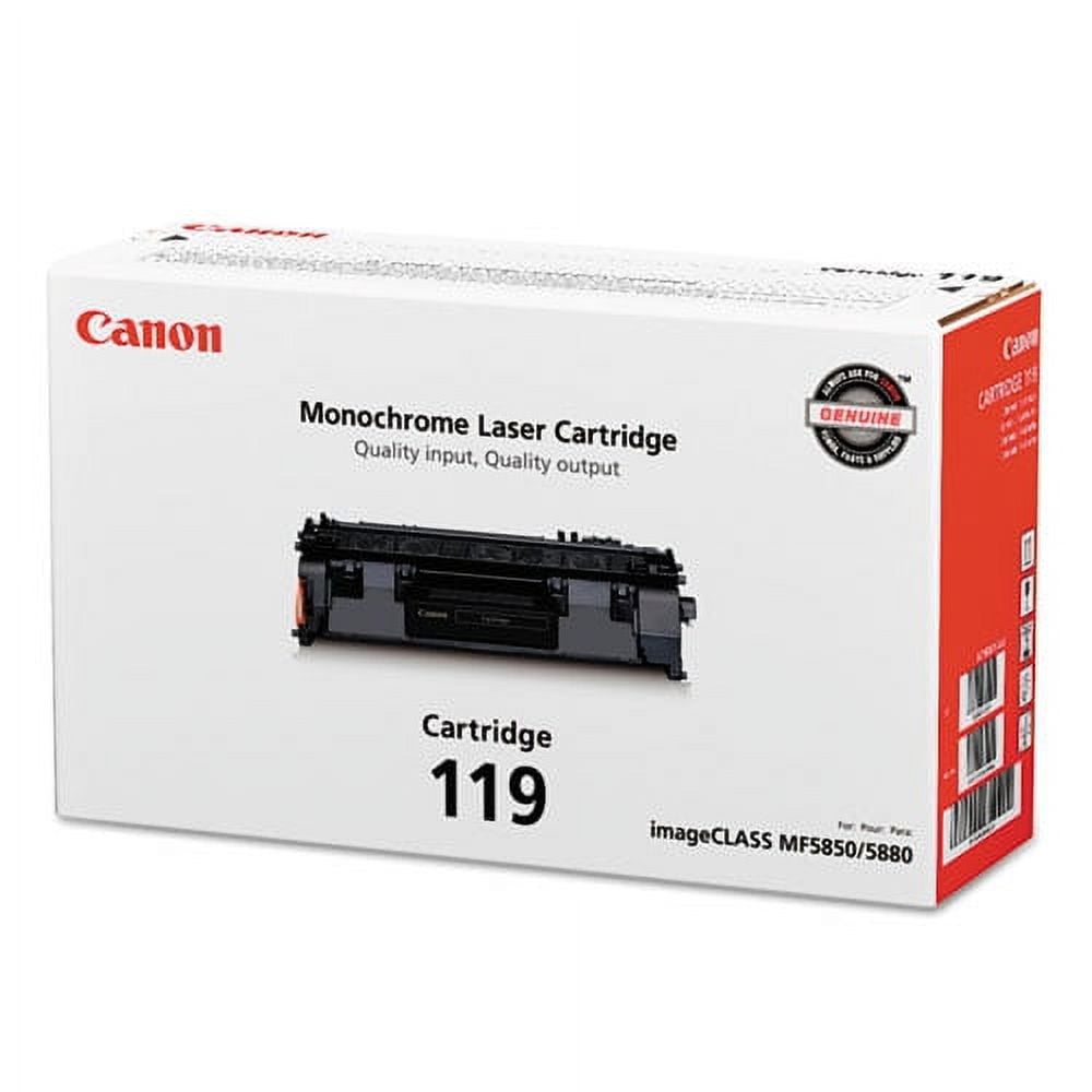 Canon Genuine Toner, Cartridge 119 Black (3479B001), 1 Pack, for Canon ...