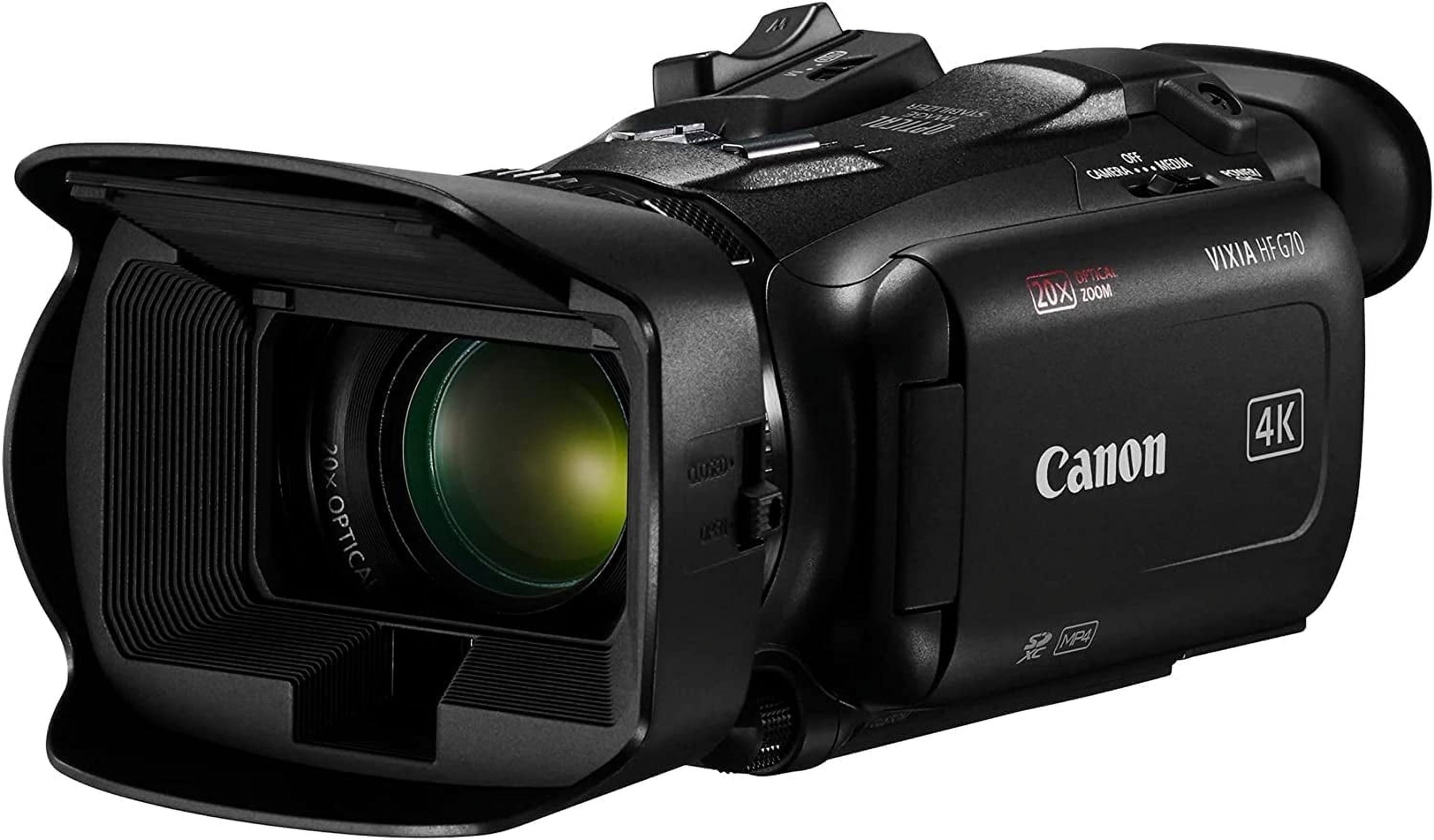 Canon, VIXIA HF G70 Camcorder, 4K UHD Video, 20x Optical Zoom - Walmart.com