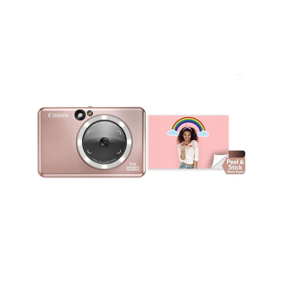 Canon IVY CLIQ+2 8MP Instant Digital Camera, Portable, Zero Ink, Rose ...