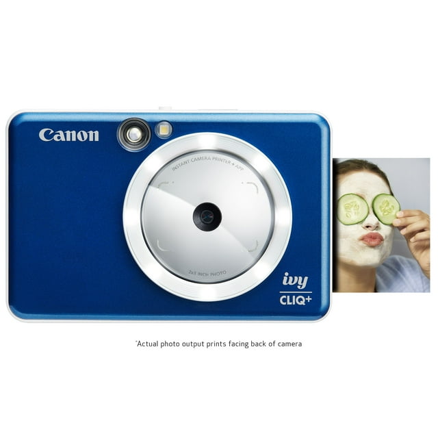 Canon IVY CLIQ+ Instant Camera Photo Printer, Mobile Printing Via ...
