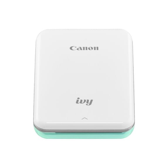 Canon IVY Mini Photo Printer, Mint Green, Bluetooth, 2x3 Photos ...