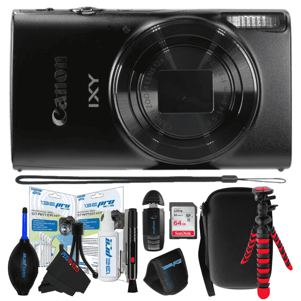 Canon IXY 650 Compact Digital Camera - Black, 12x Optical Zoom, Wi-Fi ...