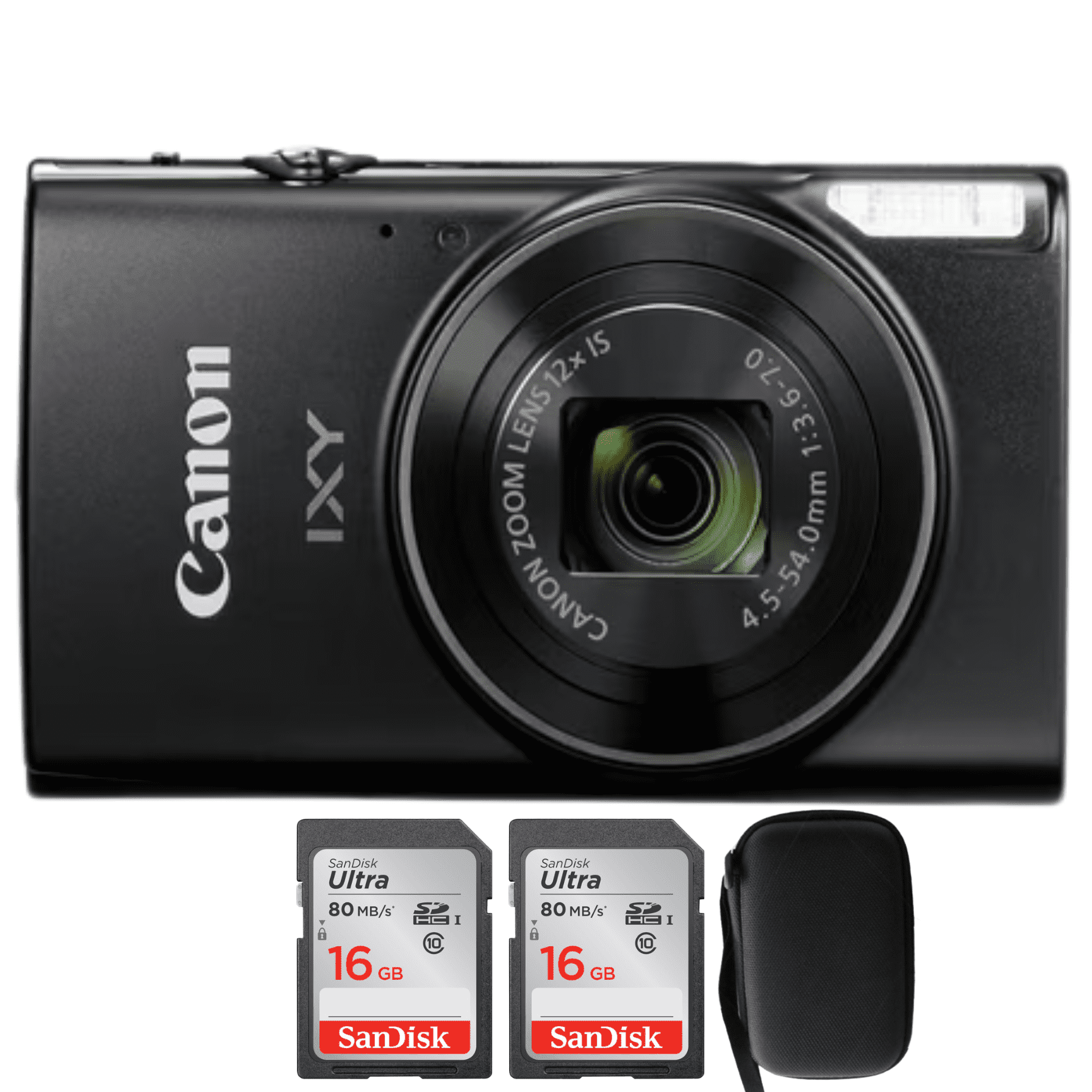 Canon IXY 650 Compact Digital Camera - Black, 12x Optical Zoom, Wi-Fi ...