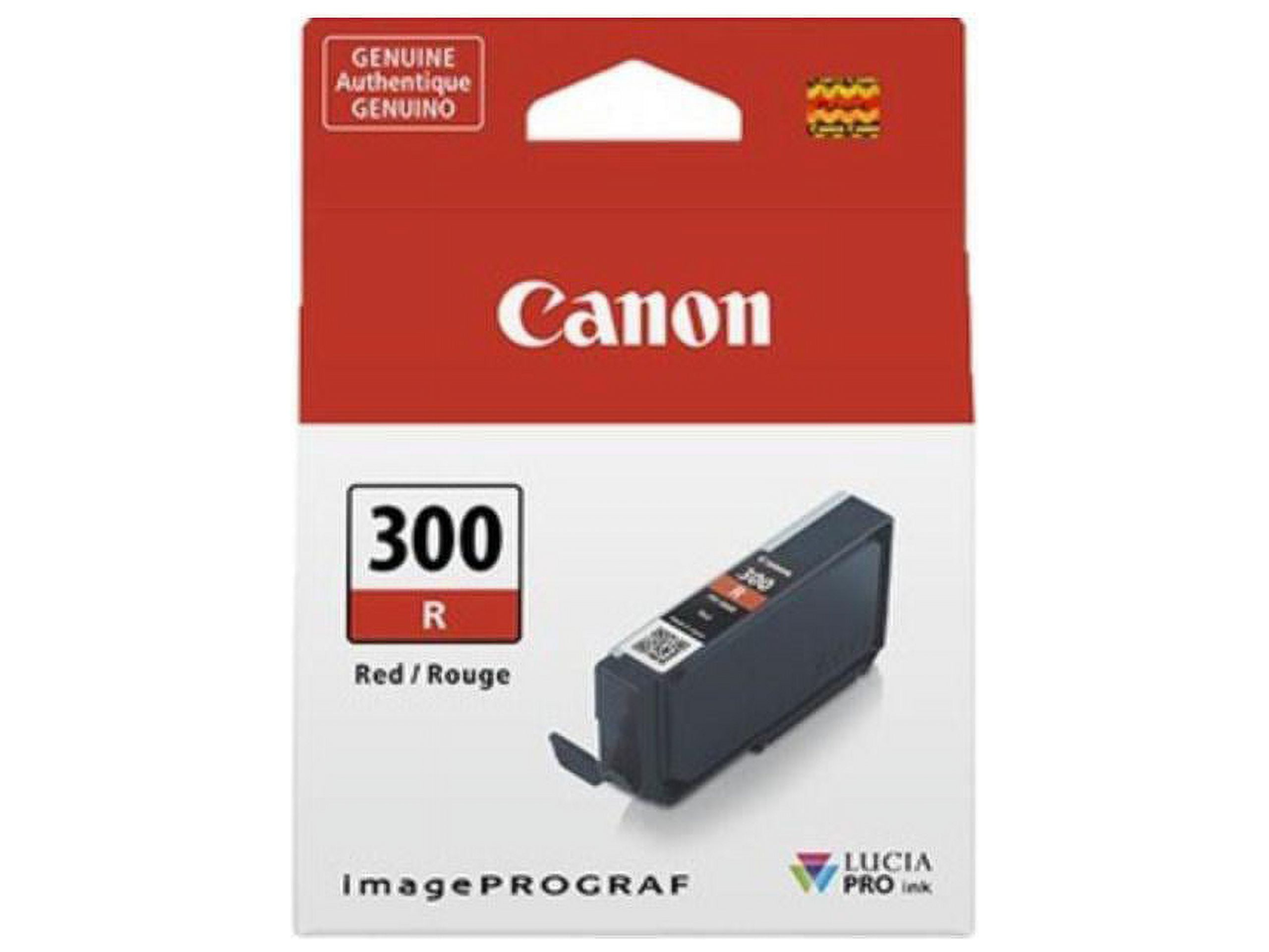 Canon LUCIA PRO PFI-300 Original Ink Cartridge Red 4199C002 - Walmart.com