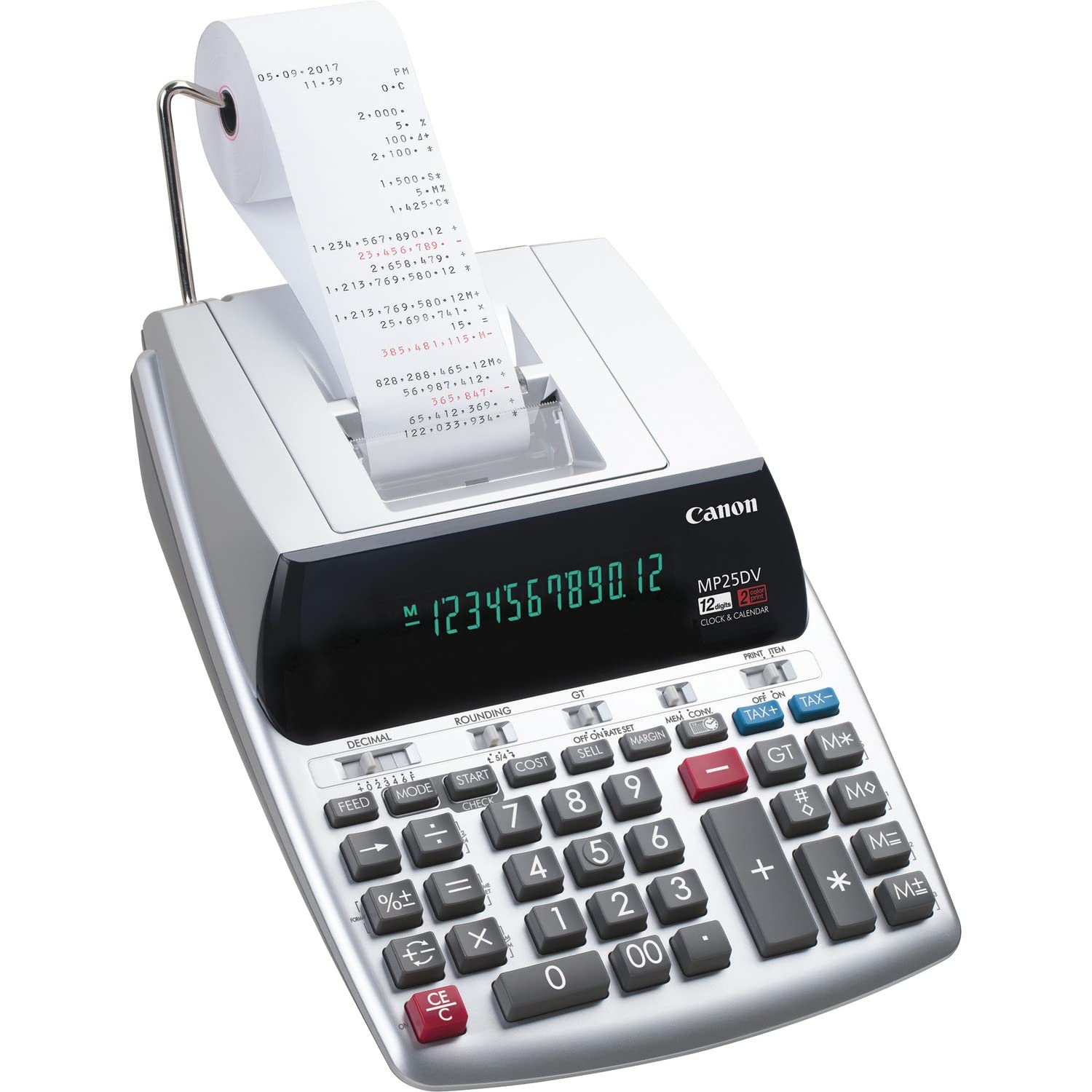 Canon MP25DV-3 - Two-Color Ribbon Printing Calculator - Walmart.com