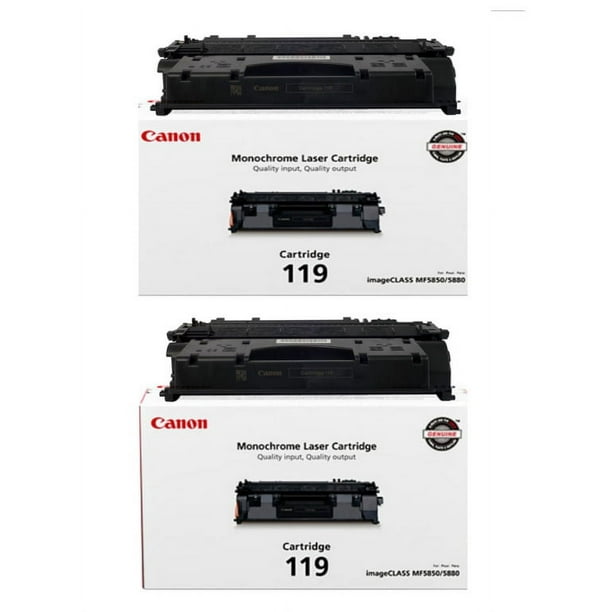 Canon Original 119 Toner Cartridge - Black 2 Pack - Walmart Business Supplies