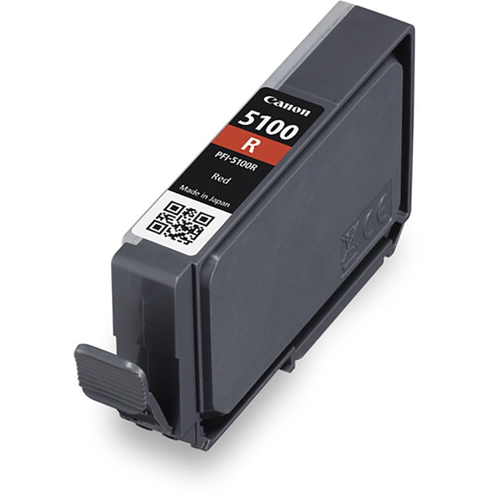 Canon Lucia PRO II PFI-5100 Original Inkjet Ink Cartridge - Red - 1 ...