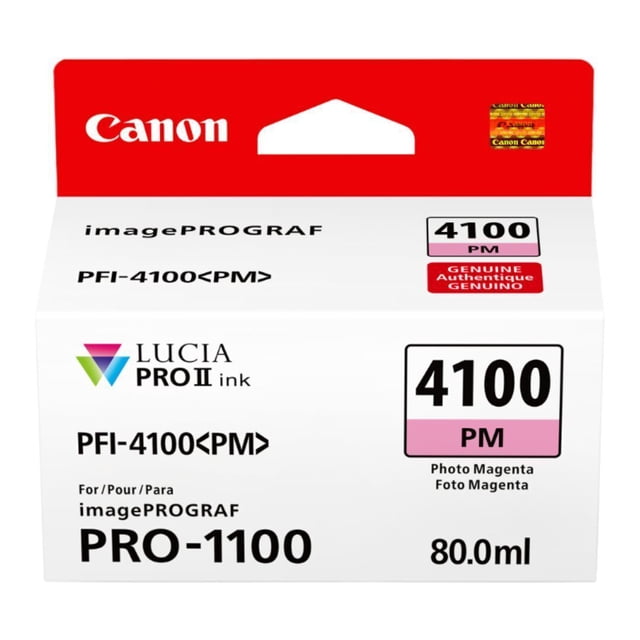 Canon PFI-4100 80ml Pigment Ink Tank for imagePROGRAF PRO-1100 Printer ...