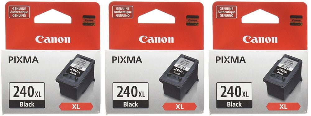 Canon PG-240XL Black Cartridge (3, Black) - Walmart Business Supplies