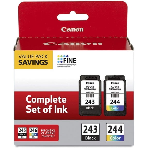 Canon Ink Multi Pack for Pixma TR4520 MG2520 MG2922 MX492 TS302 TS202 ...