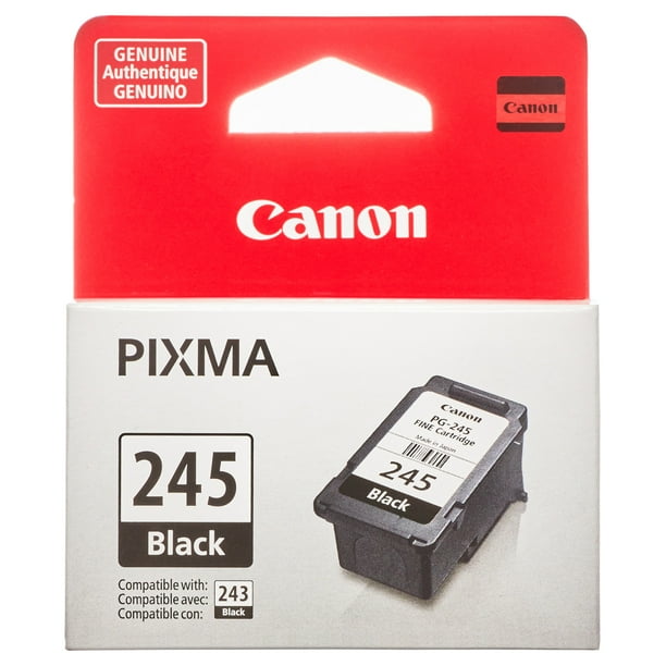Canon PG-245 Original Pigment Black Ink Cartridge - Smudge-Resistant ...