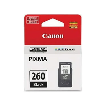 Canon PG-260 Black & CL-261 Color Ink Cartridges,Standard-Capacity ...