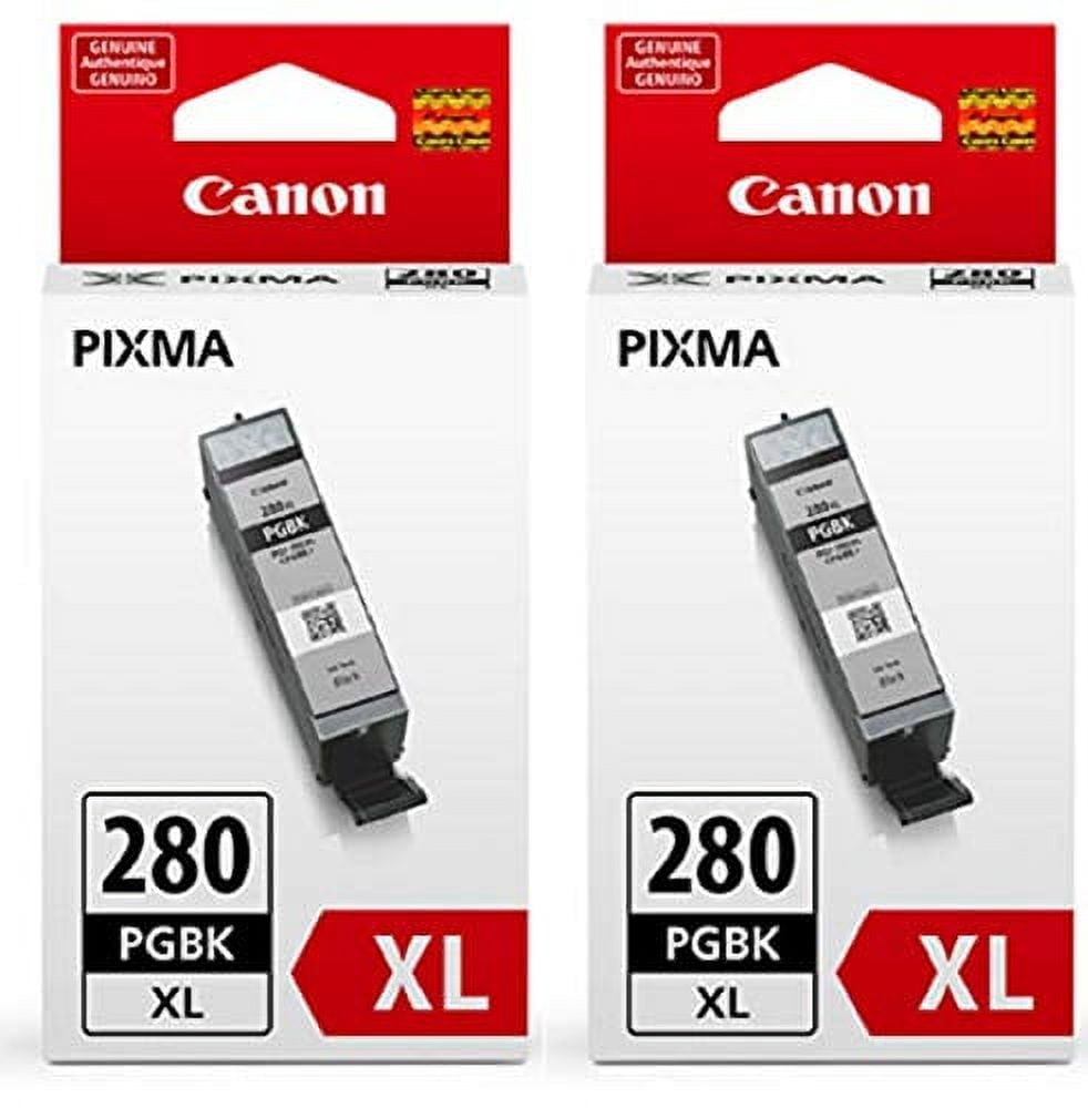 Canon PGI-280XL Black Ink Cartridge (2 Pack) - PIXMA Printer XL ...