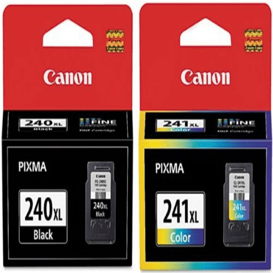 Canon PIXMA MG2220 (PG-240XL/CL-241XL) High Yield Black and Color Ink ...