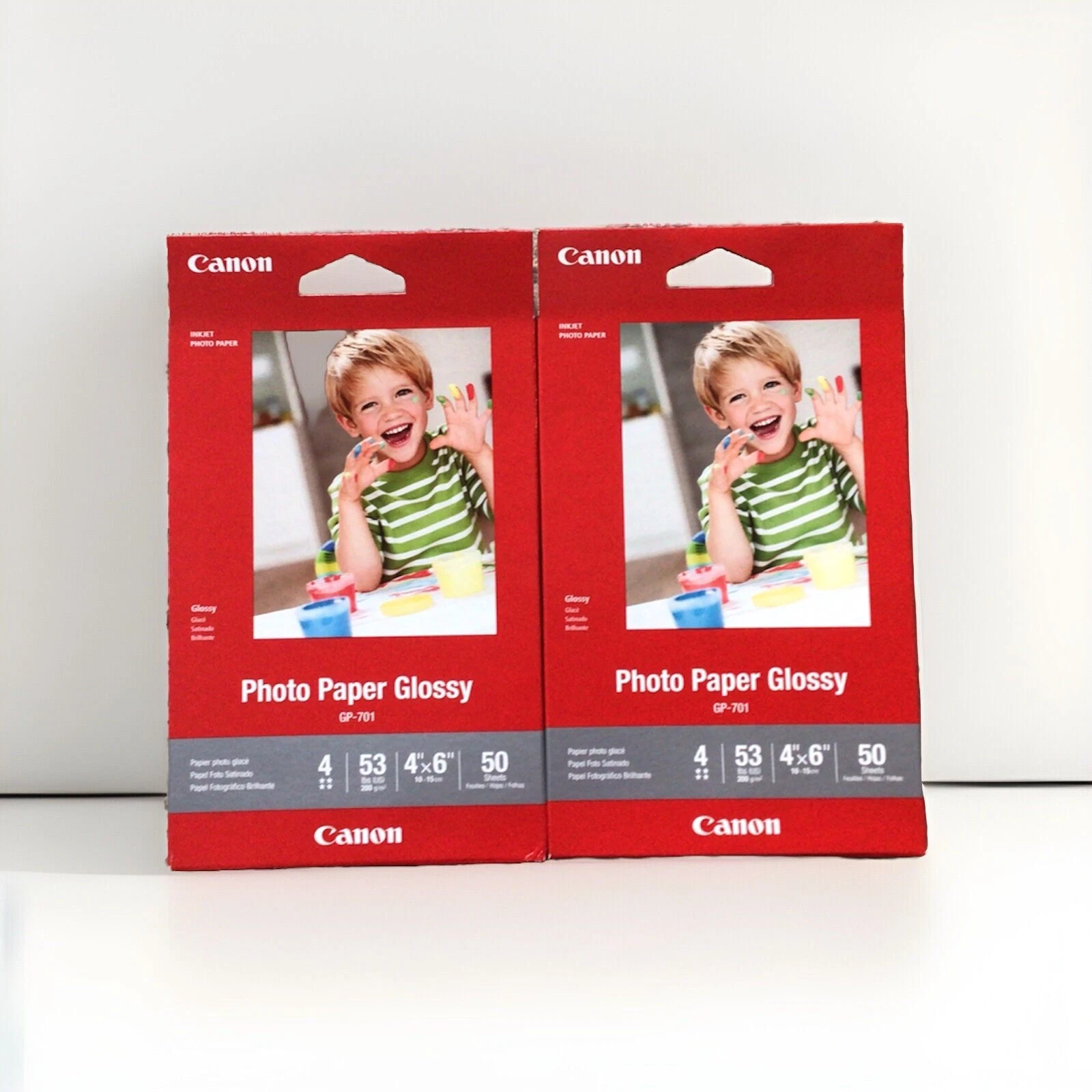 Canon Photo Paper Glossy 50Sheets Of 4X6 Each Pack (2) Gp-701 - Walmart.com