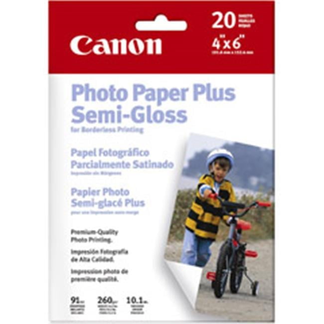 Canon Photo Paper Plus 4 Inch x 6 Semi-gloss 50 Sheet - Walmart.com