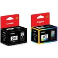 Canon Pixma PG-240 Black, CL-241 Color Ink Cartridges, Genuine, for MG ...