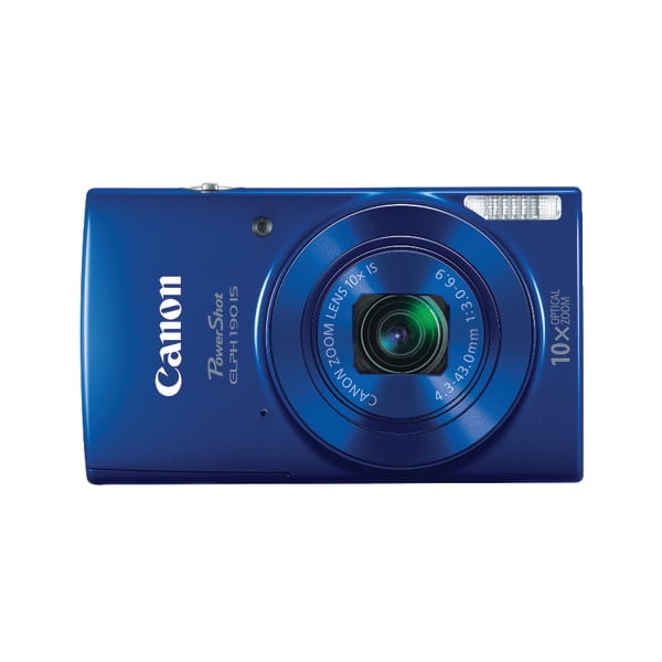 Canon PowerShot ELPH 190 IS Digital Camera (Blue) - Walmart.com