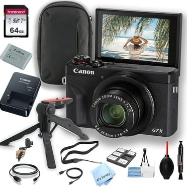 Canon PowerShot G7 X Mark III Digital Camera - Black, 20.1MP, Bluetooth, WiFi, 4.2x Zoom ...