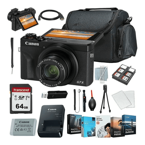 Canon PowerShot G7 X Mark III Digital Camera+COMMANDER Starter KIT+ ...