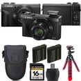 Canon PowerShot G7 X Mark III Digital Camera (Graphite) + Extra Battery ...